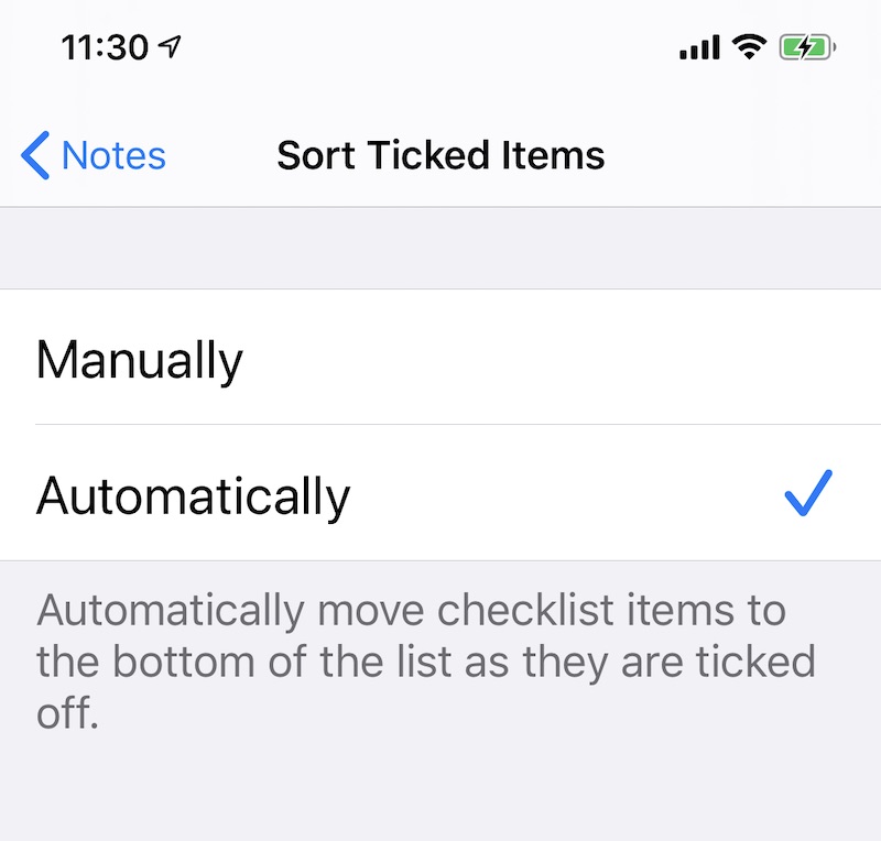 How to take control of moving checklist items in Apple Notes – Apple Must